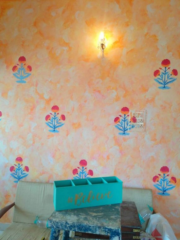 DIY - Stencil Making for a Multi colored Motif - Preethi Prabhu
